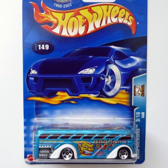 Mattel | Toys | Hot Wheels Bus 49 Work Crewsers 31 Blue Diecast Vehicle ...